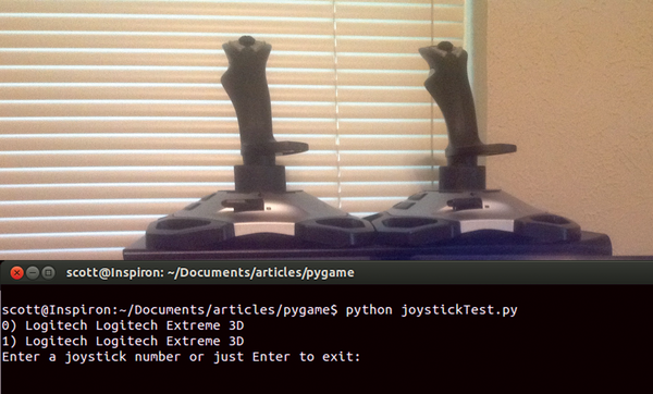 Pygame Joystick Telegraph