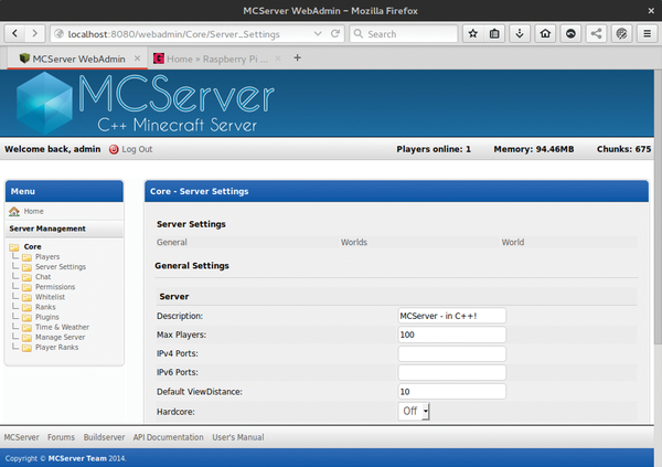 Minecraft Server - Page: 1.2 - Seite 2 » Raspberry Pi Geek
